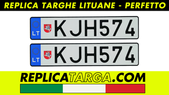 REPLICATARGA.COM | Targhe Italiane Personalizzate in Alluminio ...