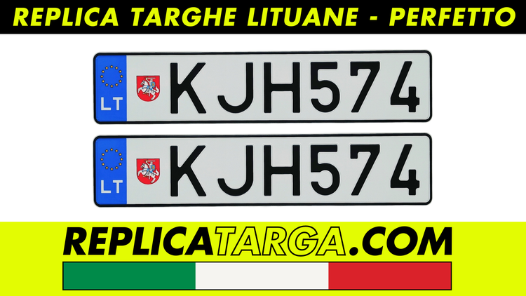 REPLICATARGA.COM | Targhe Italiane Personalizzate in Alluminio ...