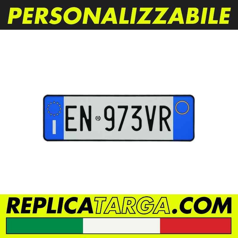 REPLICATARGA.COM | Targhe Italiane Personalizzate in Alluminio ...