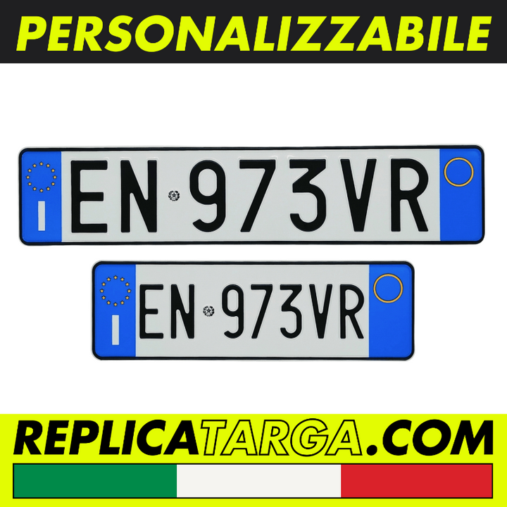 REPLICATARGA.COM | Targhe Italiane Personalizzate in Alluminio ...