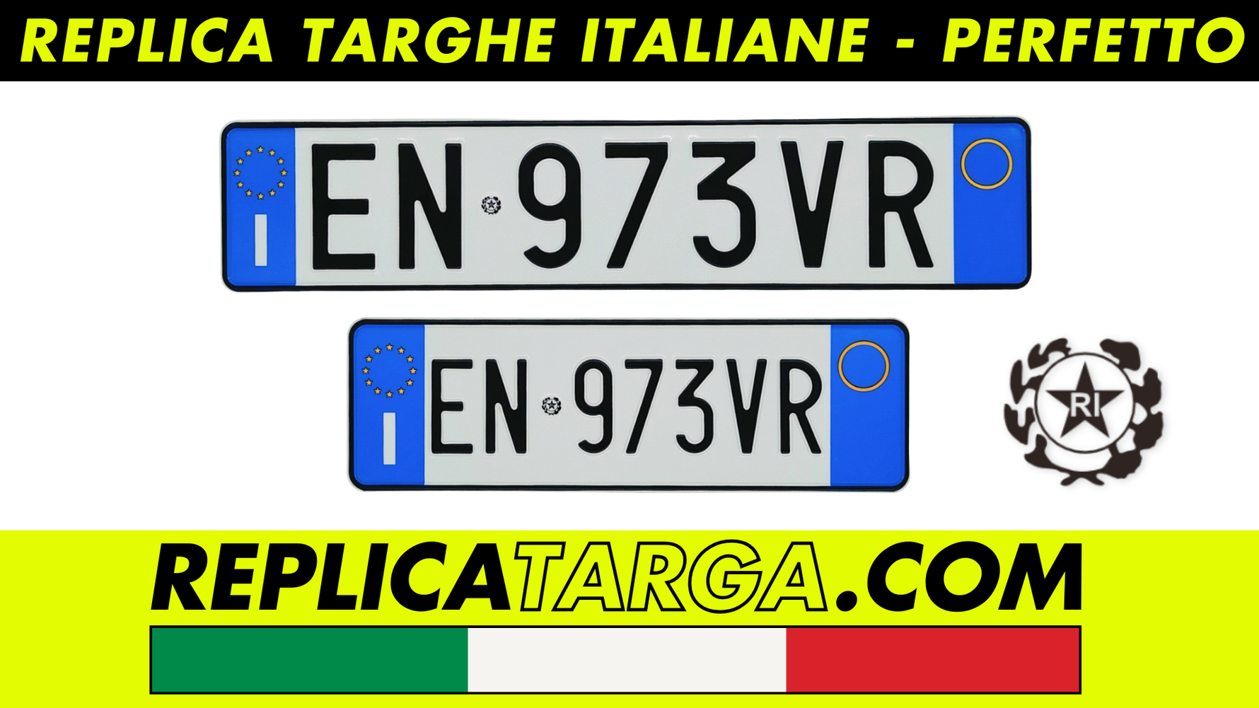 REPLICATARGA.COM | Targhe Italiane Personalizzate in Alluminio ...
