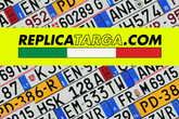 REPLICATARGA.COM | Targhe Italiane Personalizzate in Alluminio ...