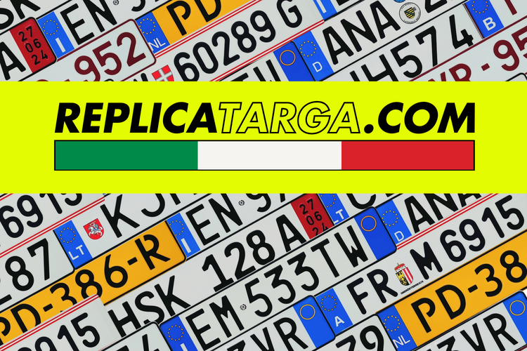 REPLICATARGA.COM | Targhe Italiane Personalizzate in Alluminio ...